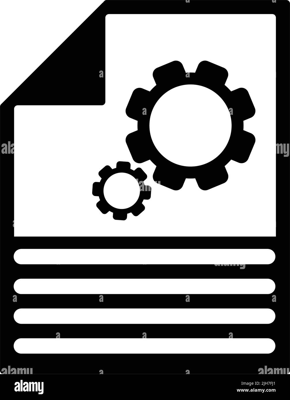 Document File Configuration Icon Vector Eps File Perfect Use For