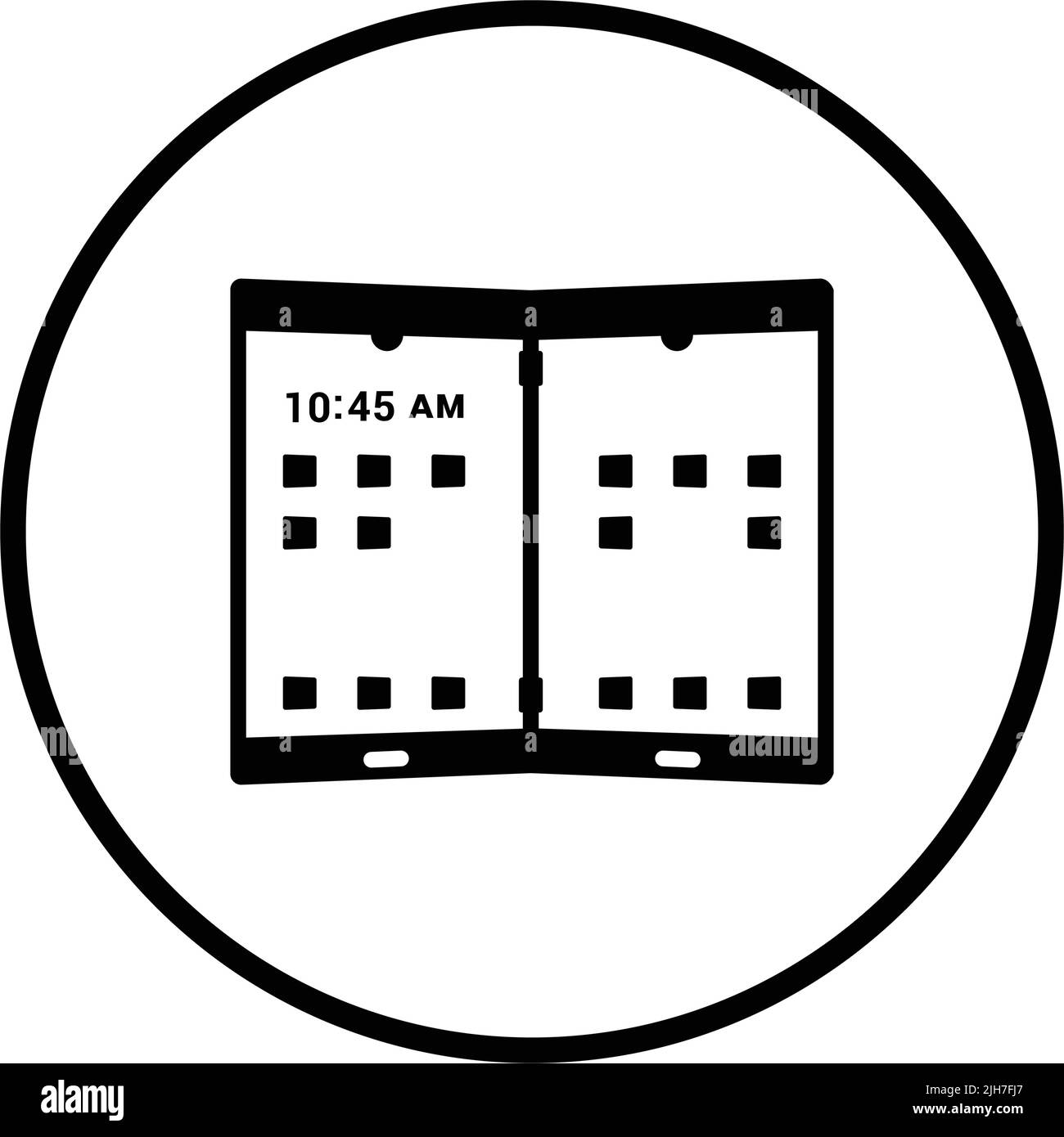 Duo, folding, smartphone icon - Vector EPS file. Perfect use for print ...