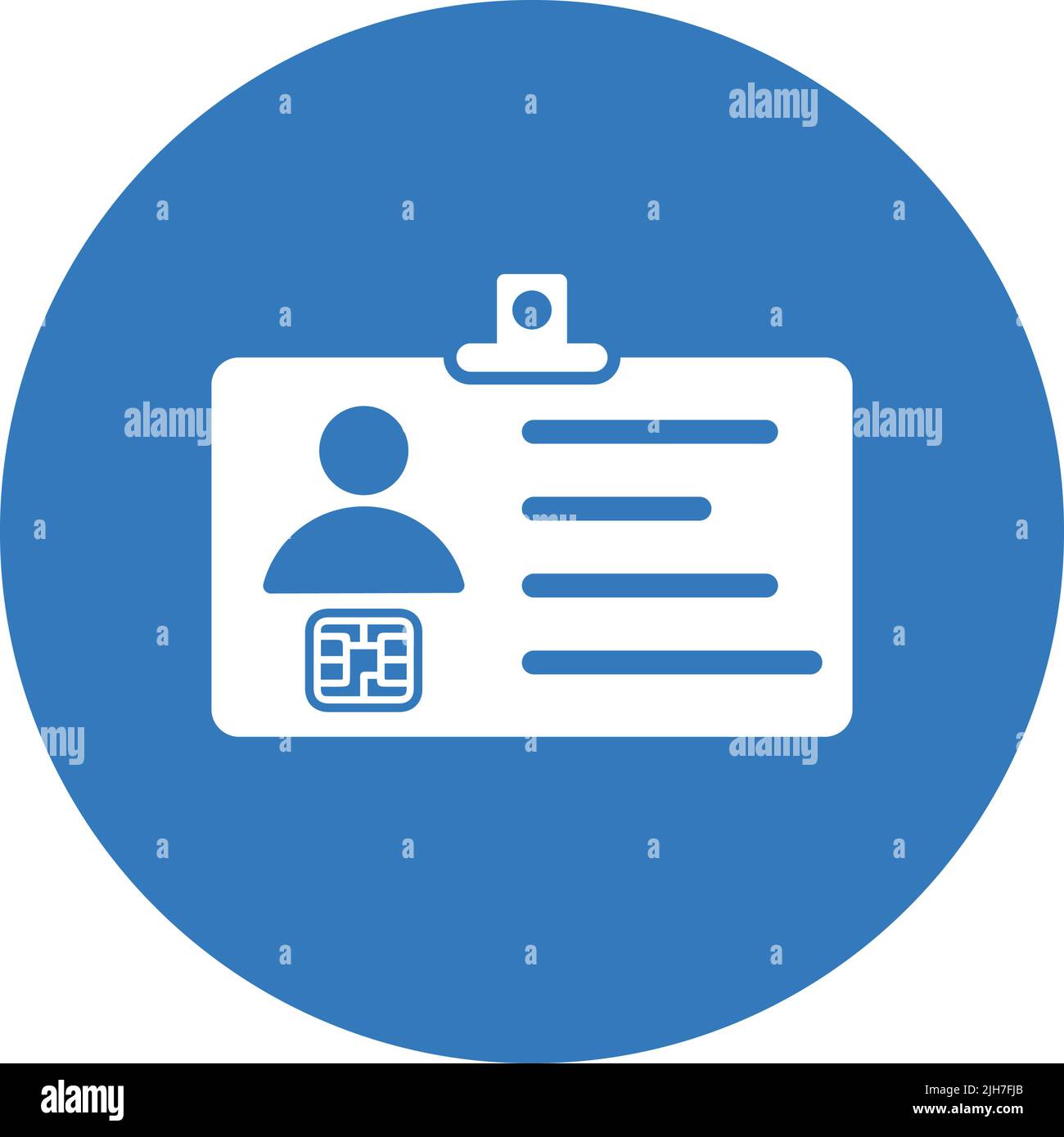 Identification, identity, sim icon is isolated on white background. Use ...