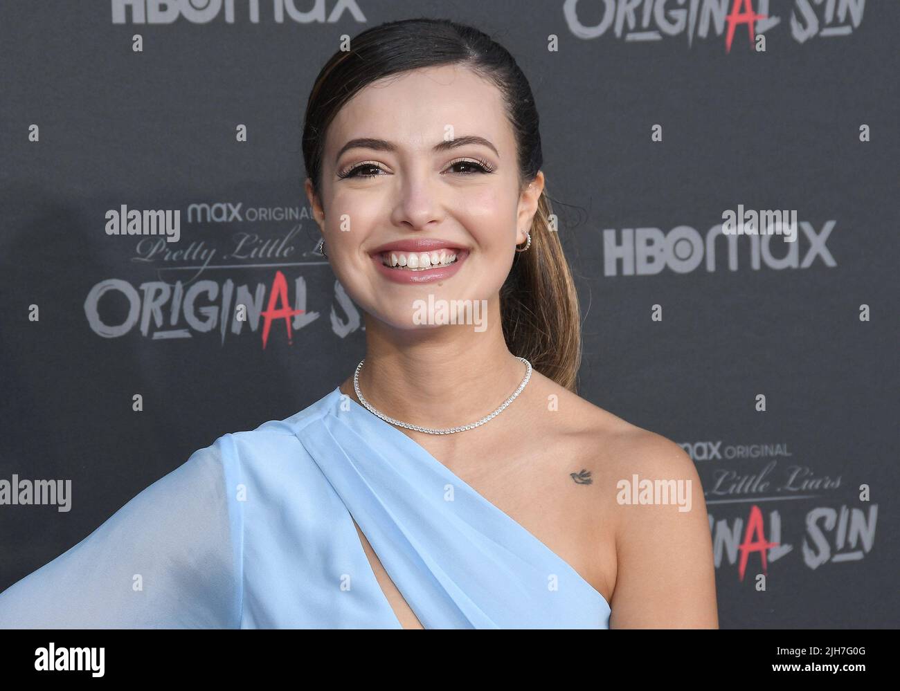 Los Angeles, USA. 15th July, 2022. Sarah-Anne Martinez arrives at the ...