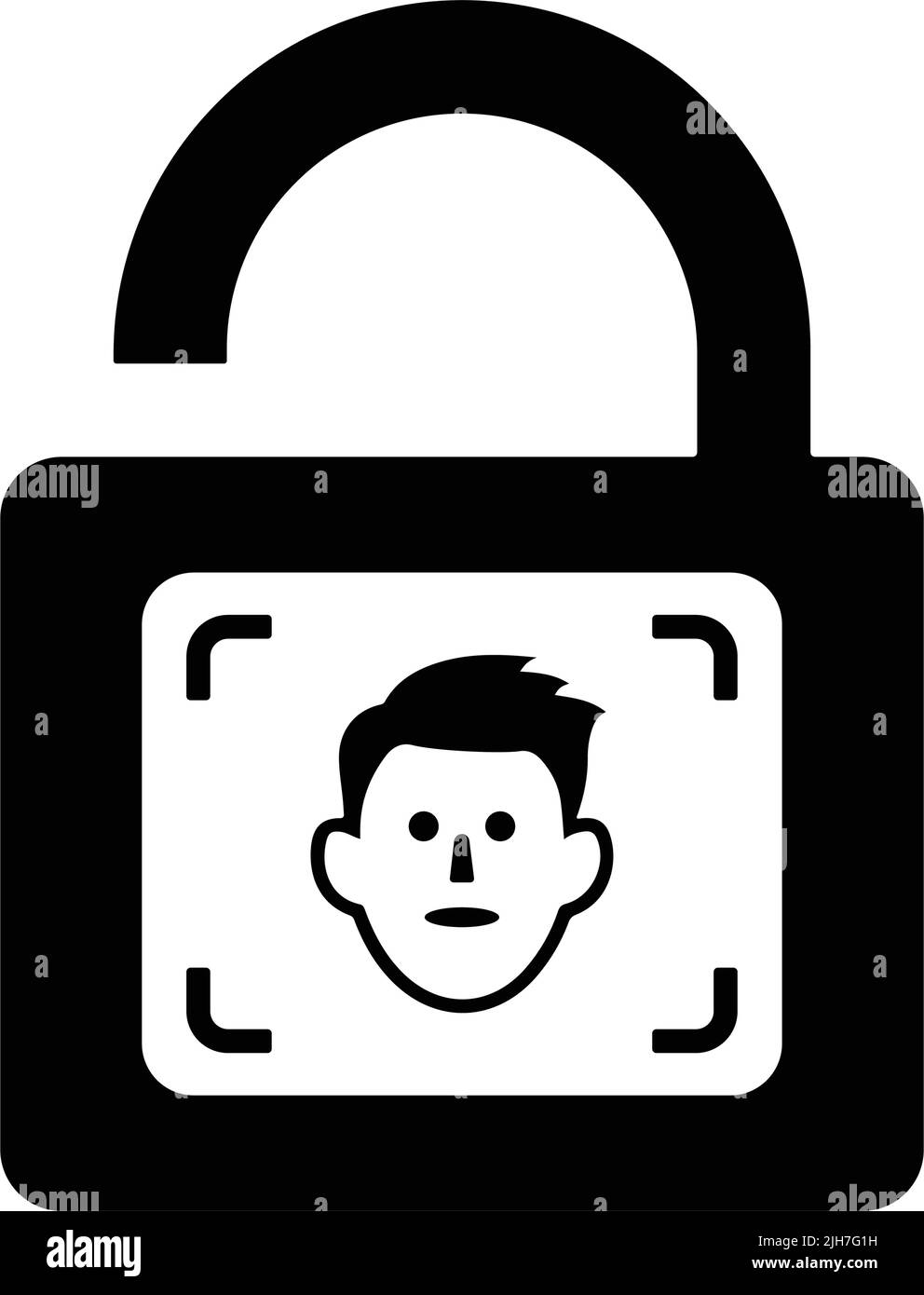 Facial, face unlock icon - Perfect use for designing and developing ...