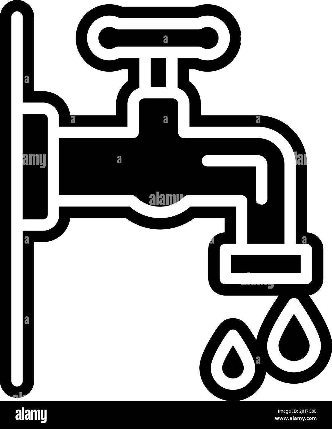 Cleaning eps water tap icon Stock Vector Image & Art - Alamy