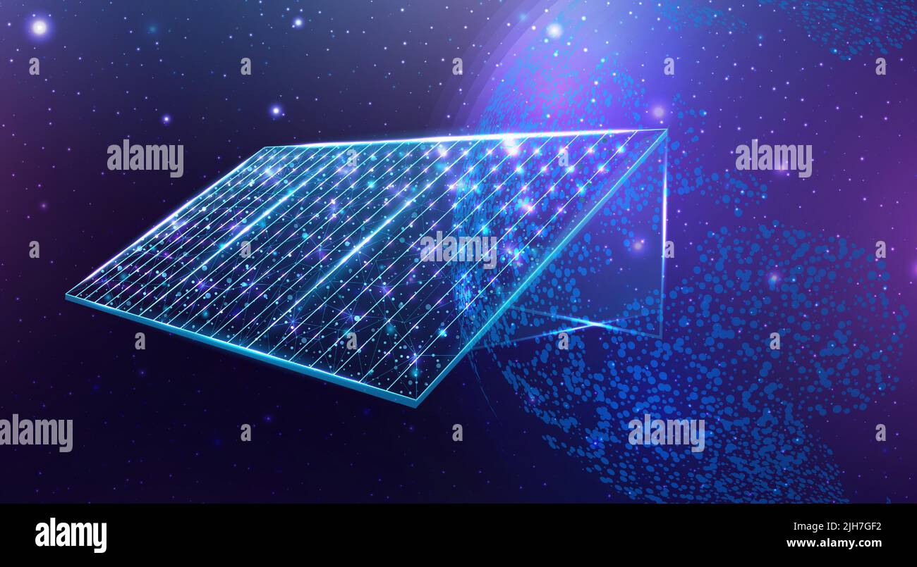 Solar battery, solar panel. Renewable alternative energy concept with ... Solar battery, solar panel. Renewable alternative energy concept with ...
