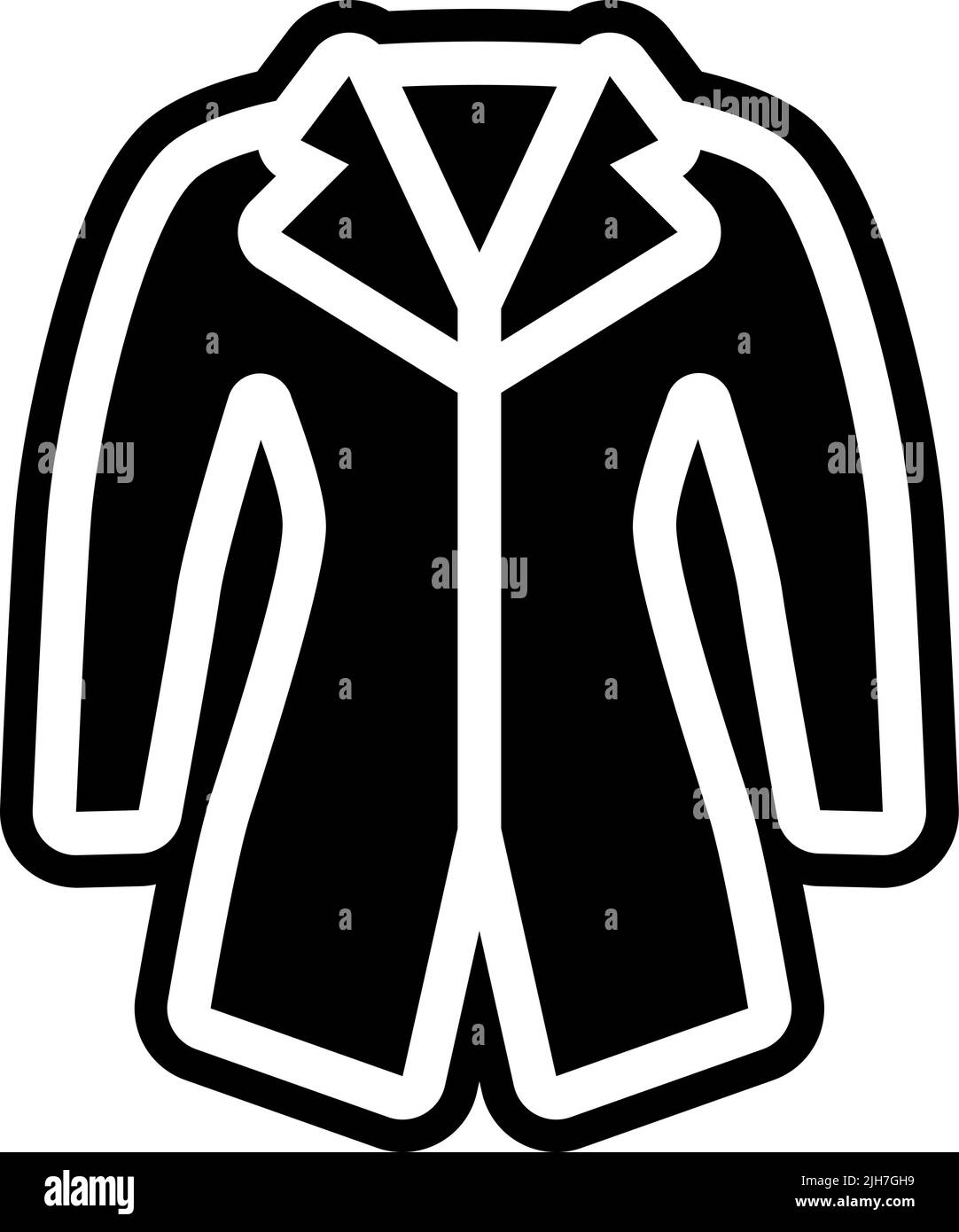 Clothes Coat Icon Stock Vector Image And Art Alamy