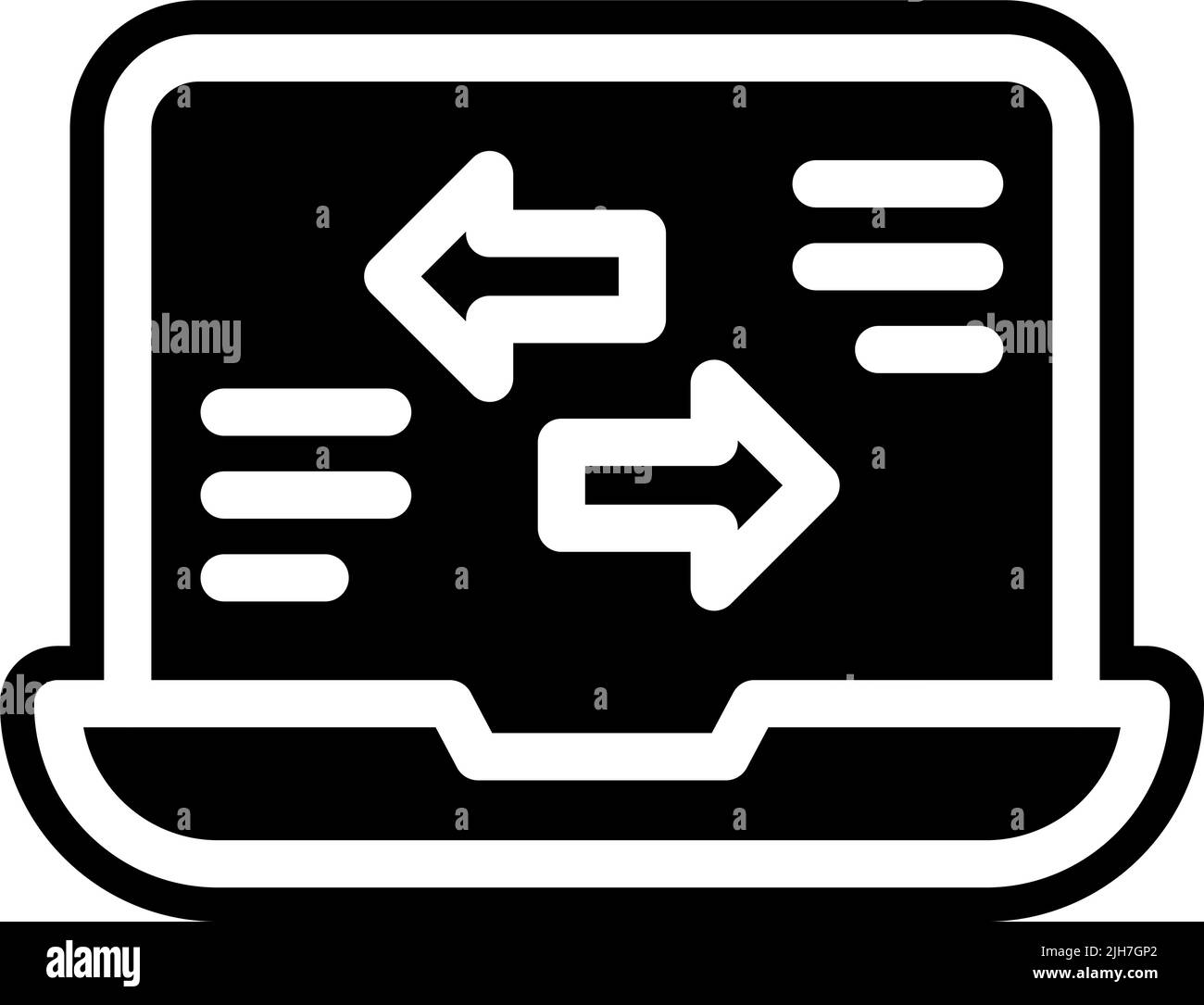 Communication screen icon Stock Vector Image & Art - Alamy