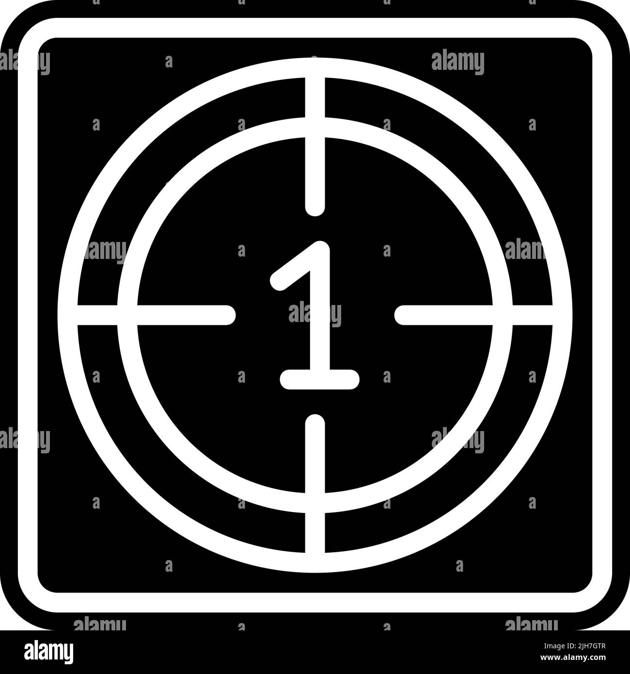 Old movie countdown sequence Stock Vector Images - Alamy