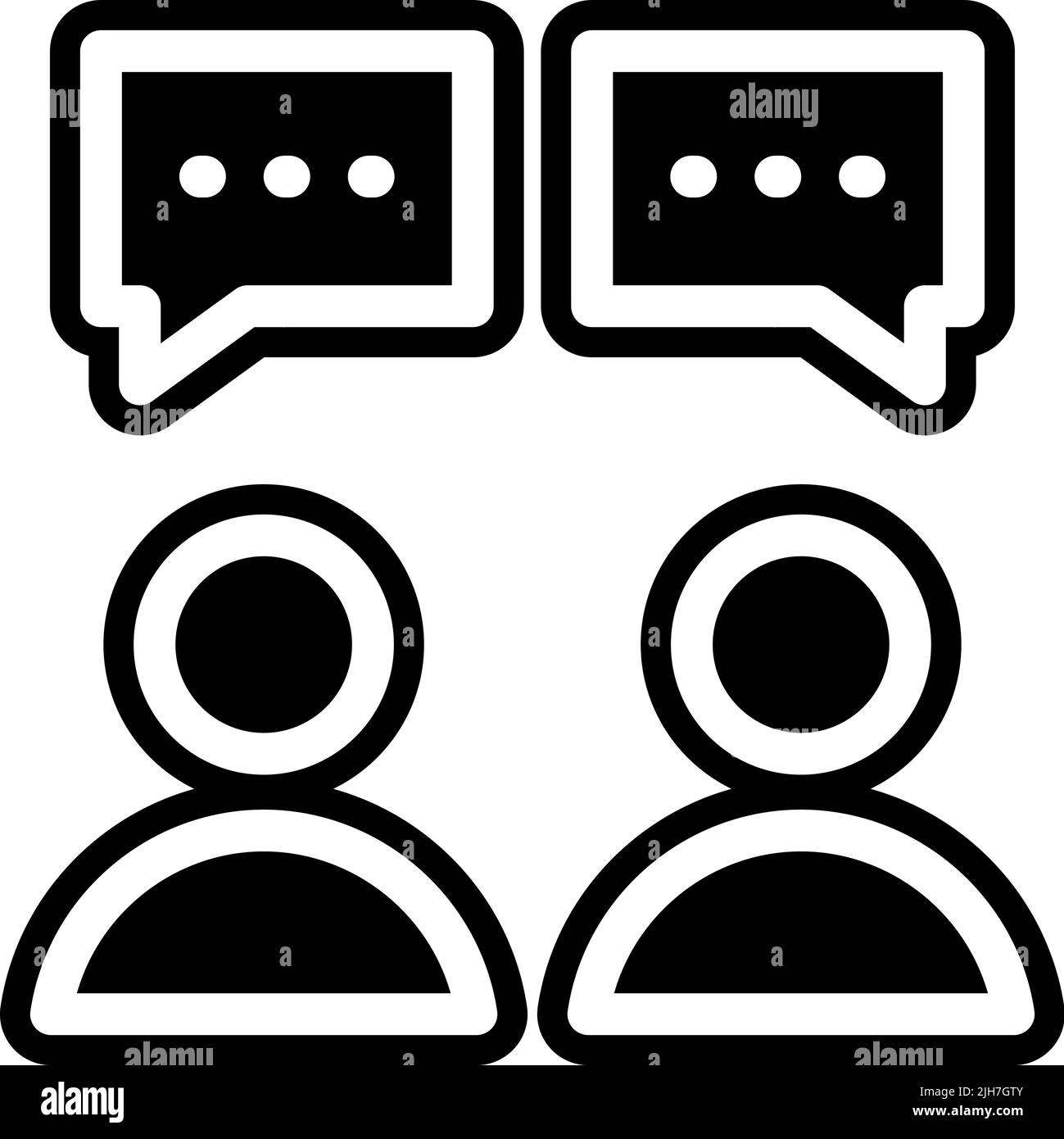 Chat box 3d Black and White Stock Photos & Images - Alamy