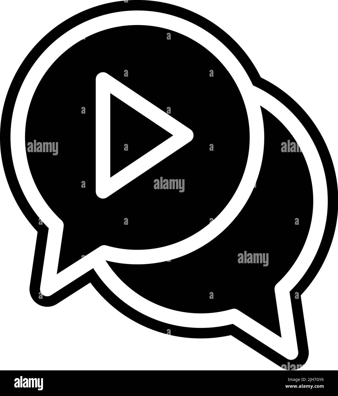 Communication advertising icon Stock Vector Image & Art - Alamy