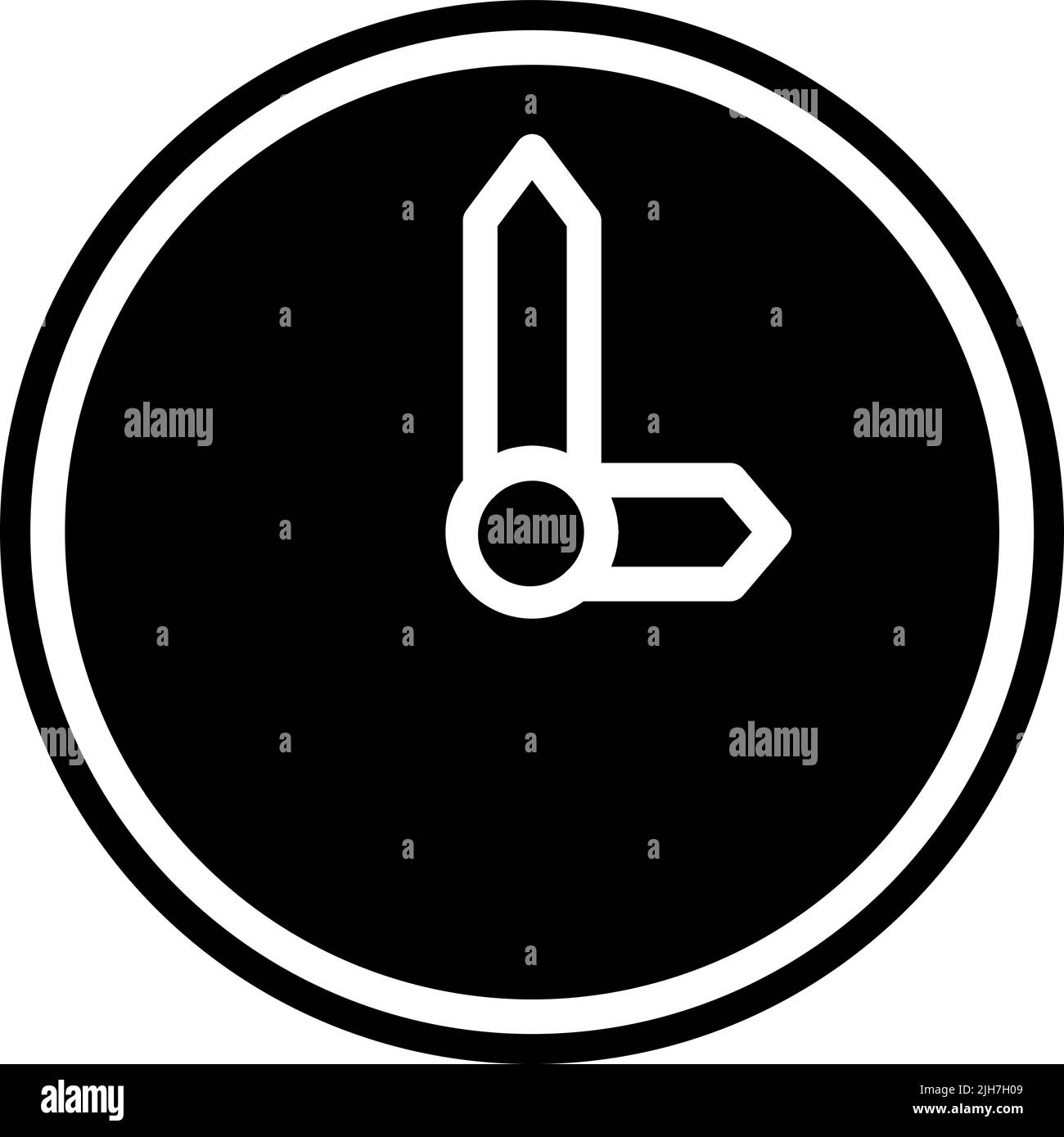 Design thinking clock icon Stock Vector Image & Art - Alamy