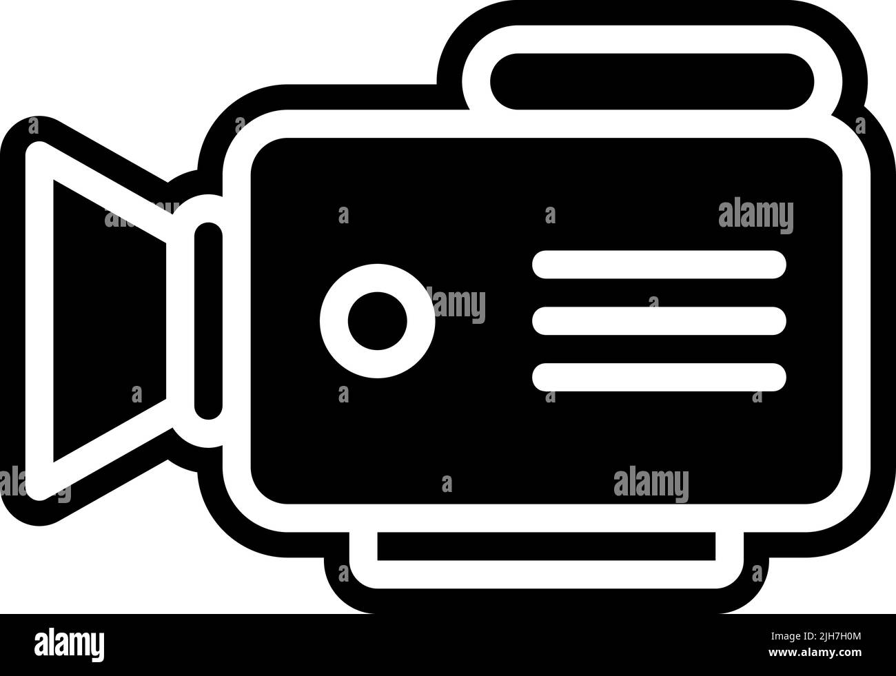 Cinema video camera icon Stock Vector Image & Art - Alamy