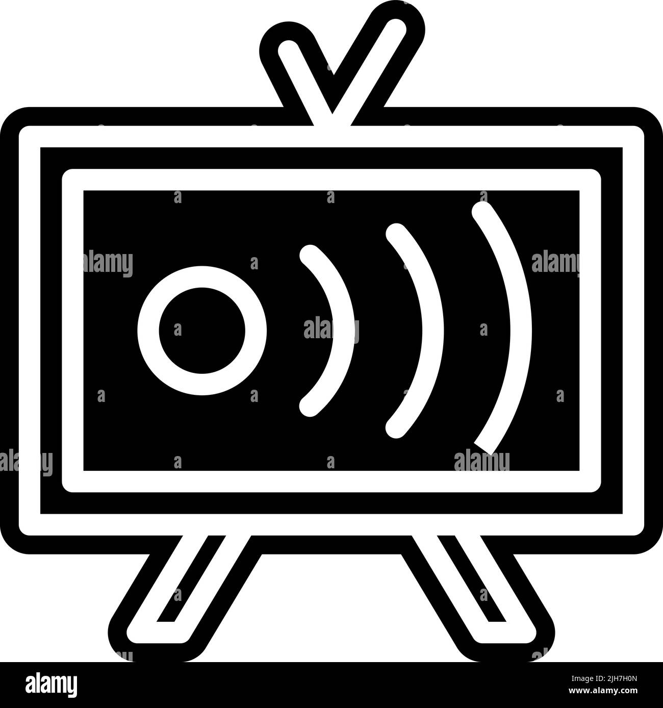 Communication television icon Stock Vector Image & Art - Alamy