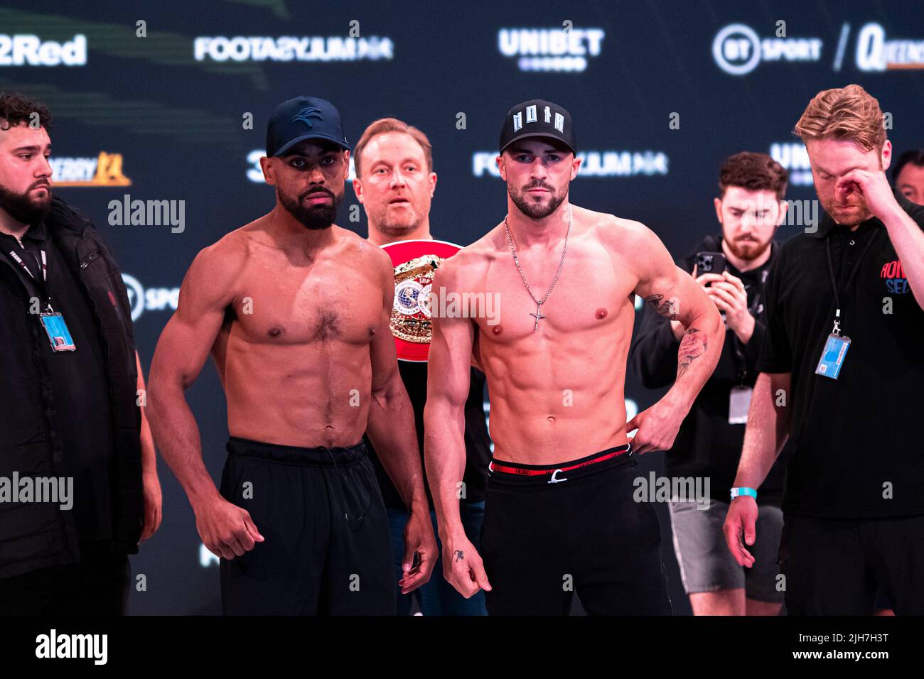 LONDON, UNITED KINGDOM. 15th Jul, 2022. Lennox Clarke (left), Mark ...