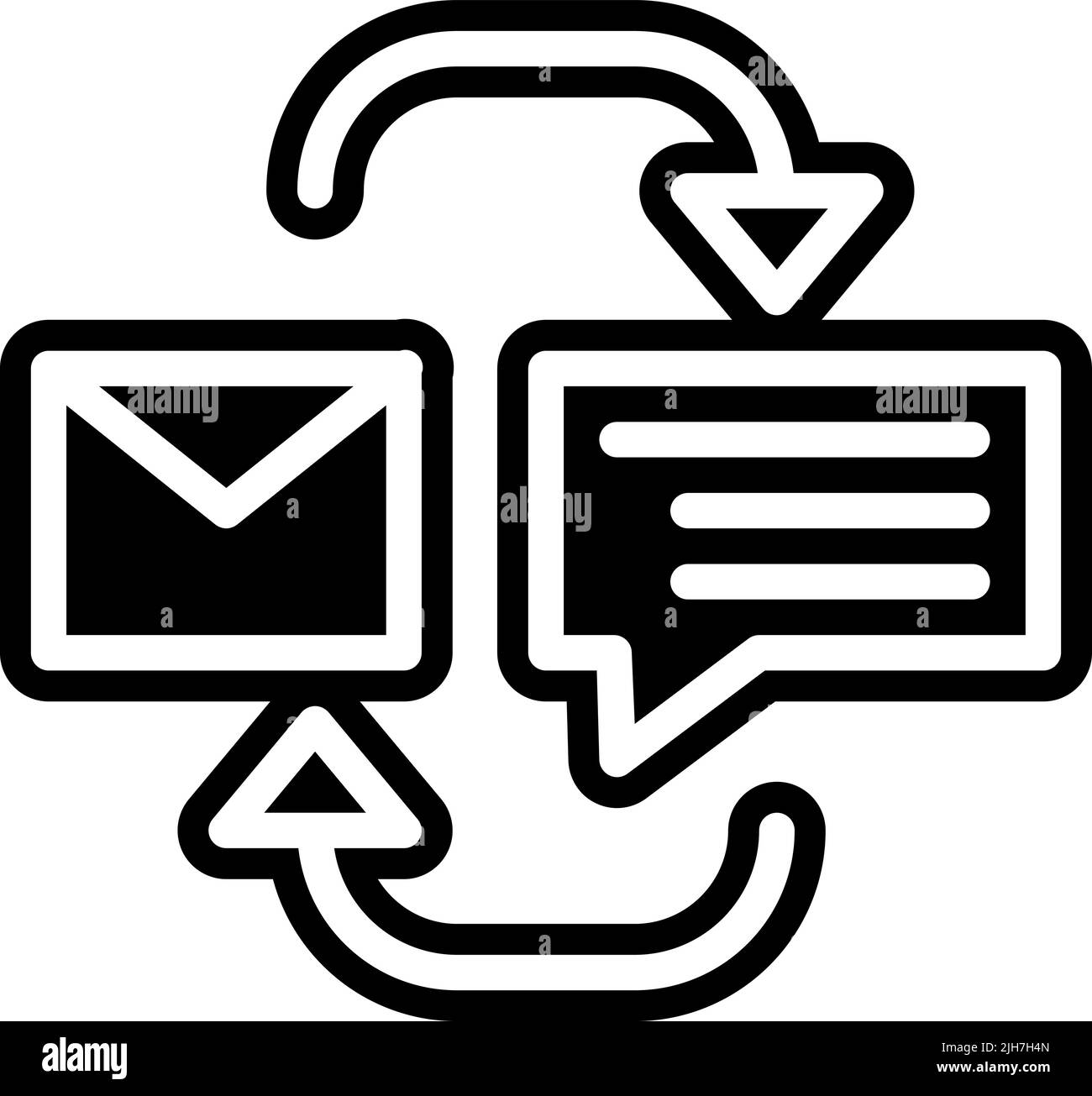 Communication communication icon Stock Vector Image & Art - Alamy