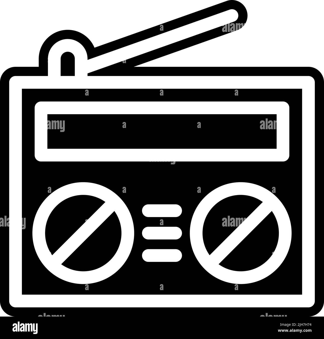 Communication radio icon Stock Vector Image & Art - Alamy
