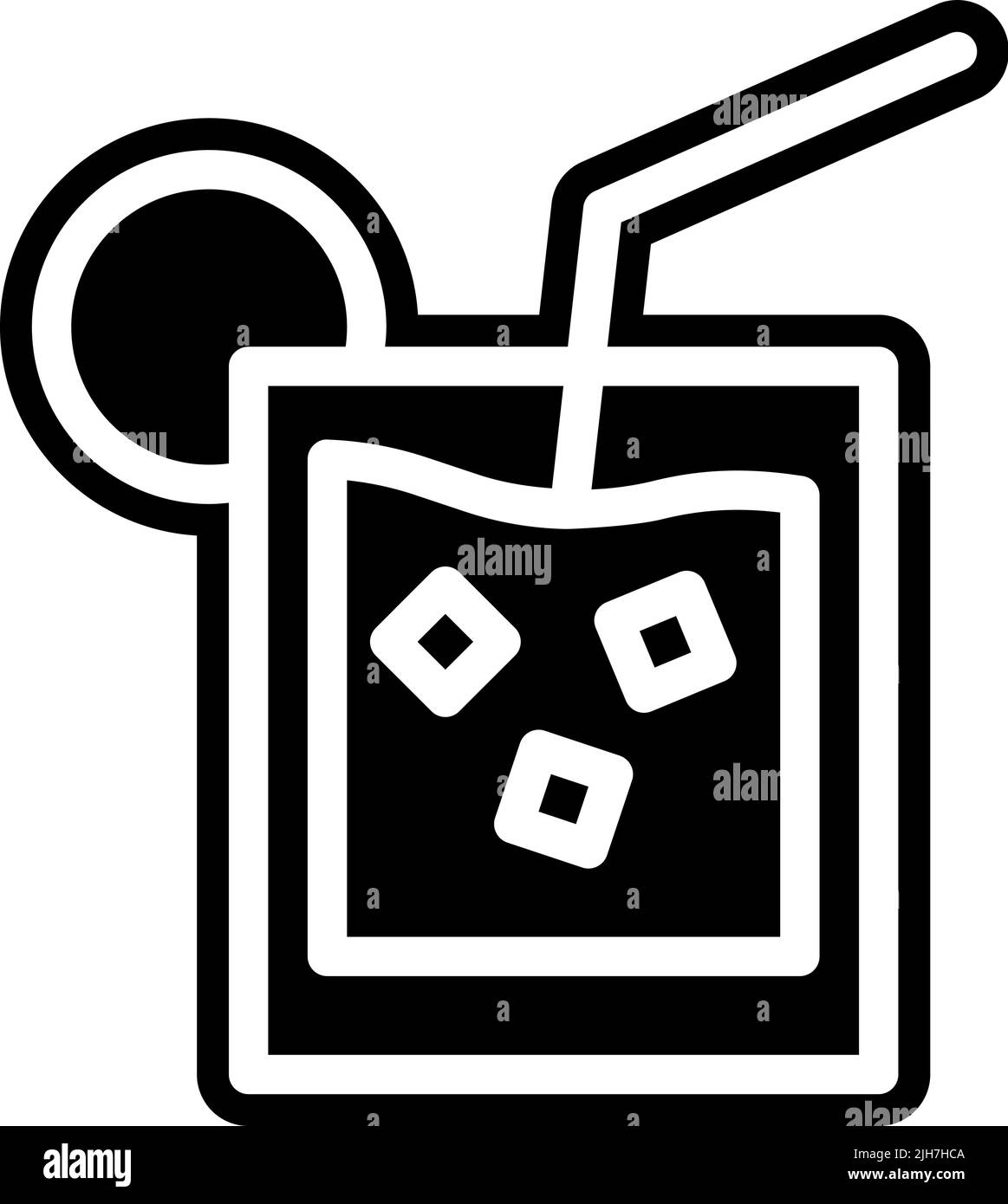 Summer drinks ice lemon Black and White Stock Photos & Images - Alamy