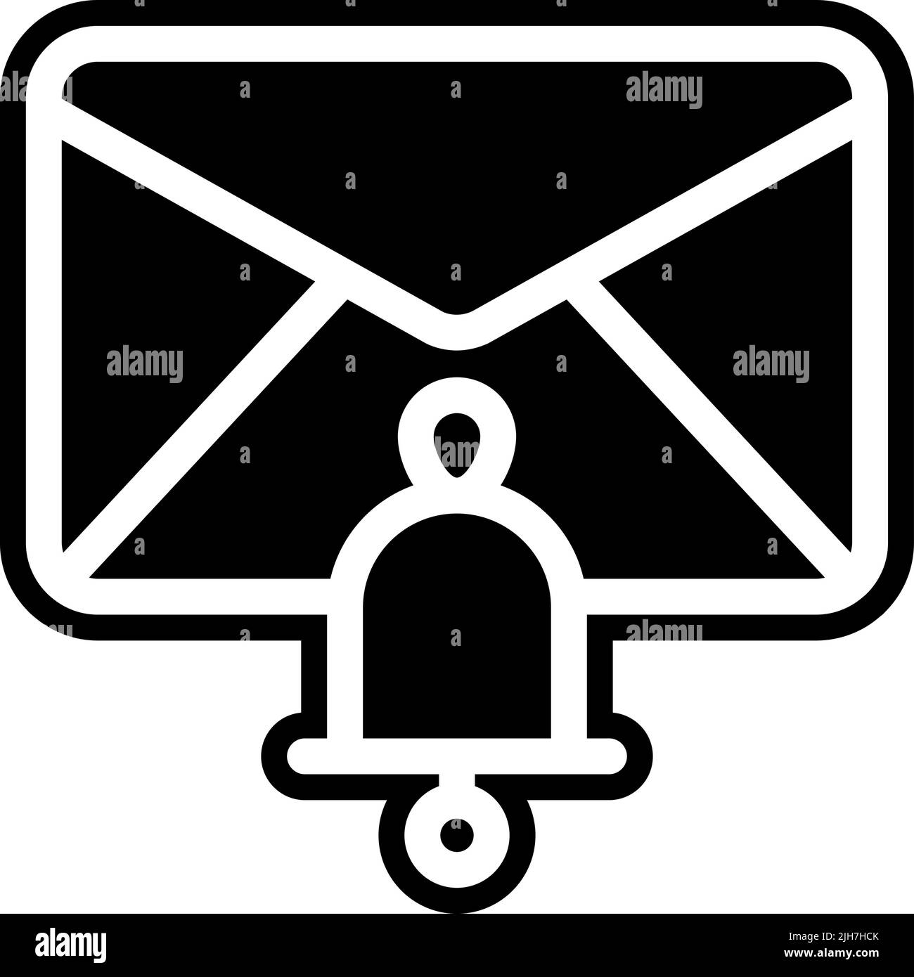 Communication notification icon Stock Vector Image & Art - Alamy
