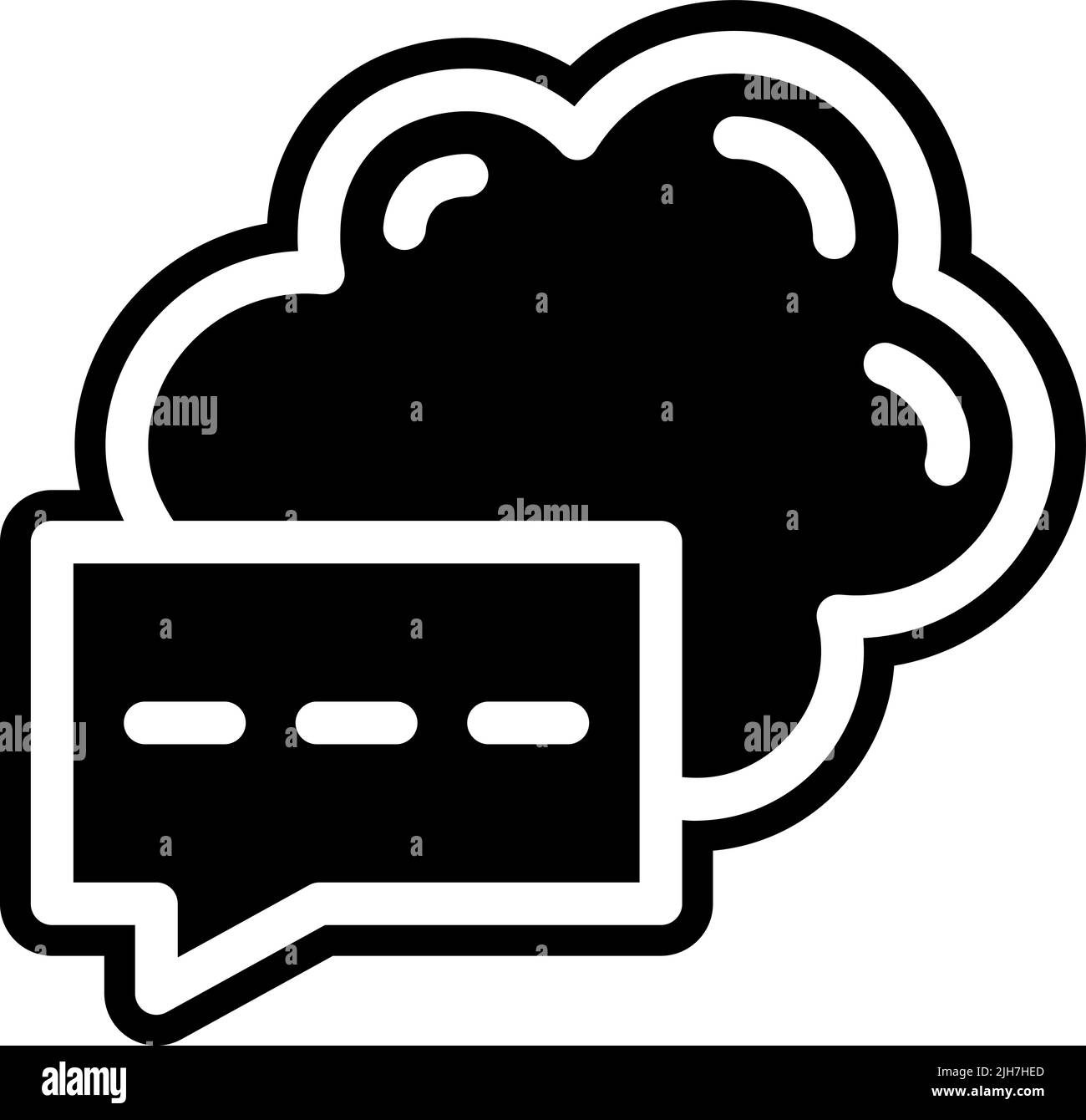 Chat box 3d Black and White Stock Photos & Images - Alamy