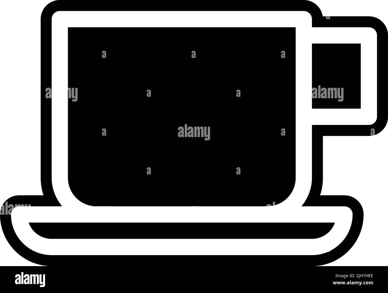 Two hot drinks Stock Vector Images - Alamy