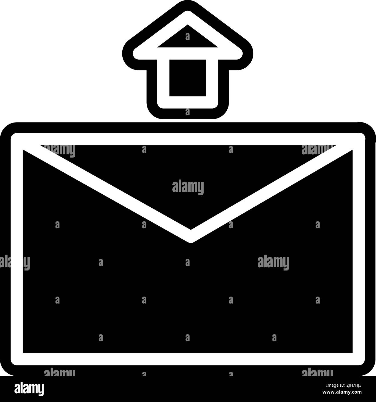 Communication email icon Stock Vector Image & Art - Alamy