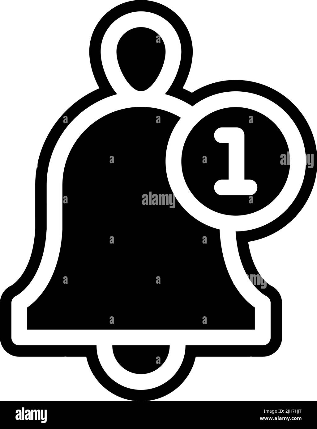 Bell illustration Black and White Stock Photos & Images - Alamy