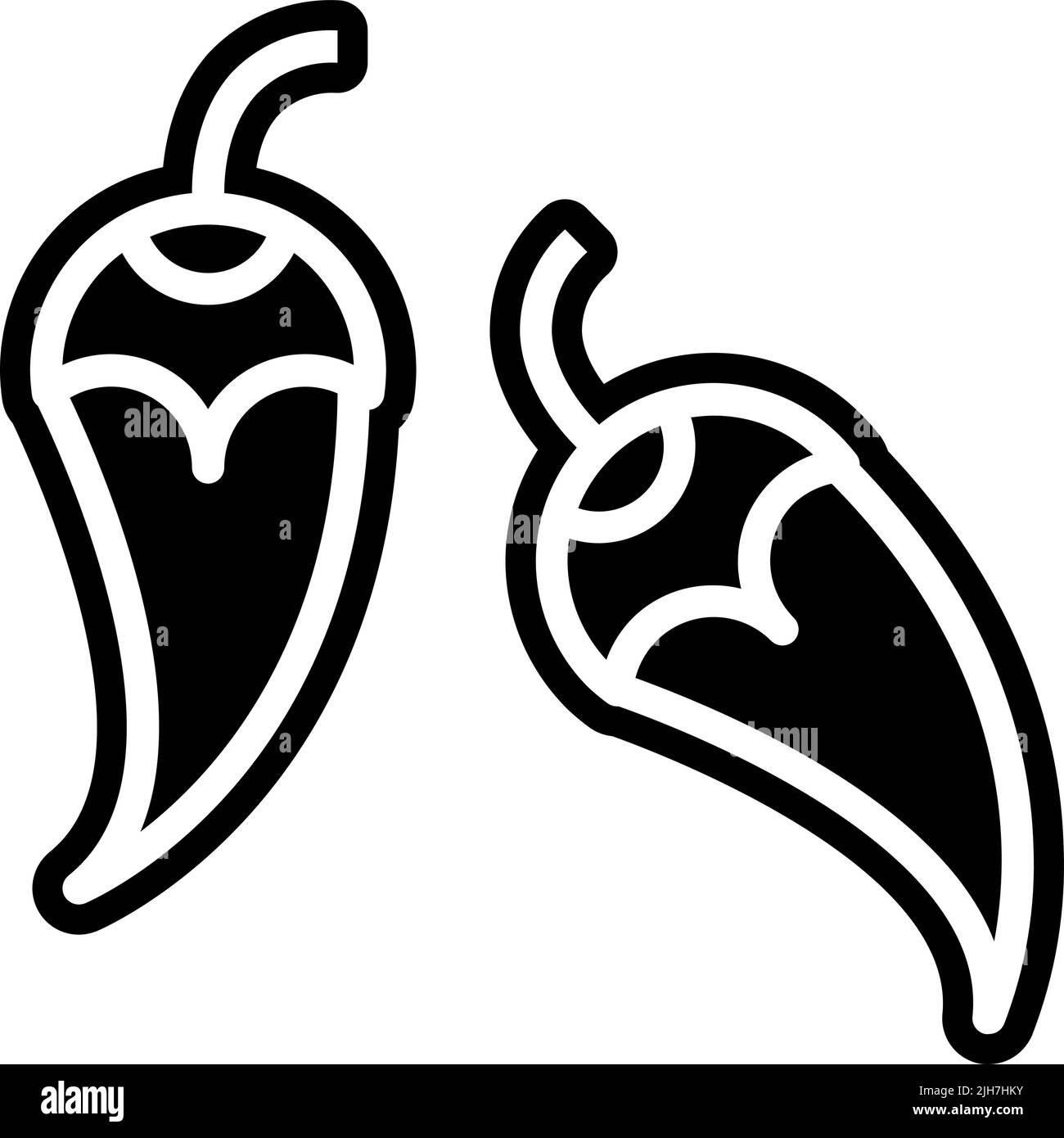 Sweet banana pepper Stock Vector Images - Alamy