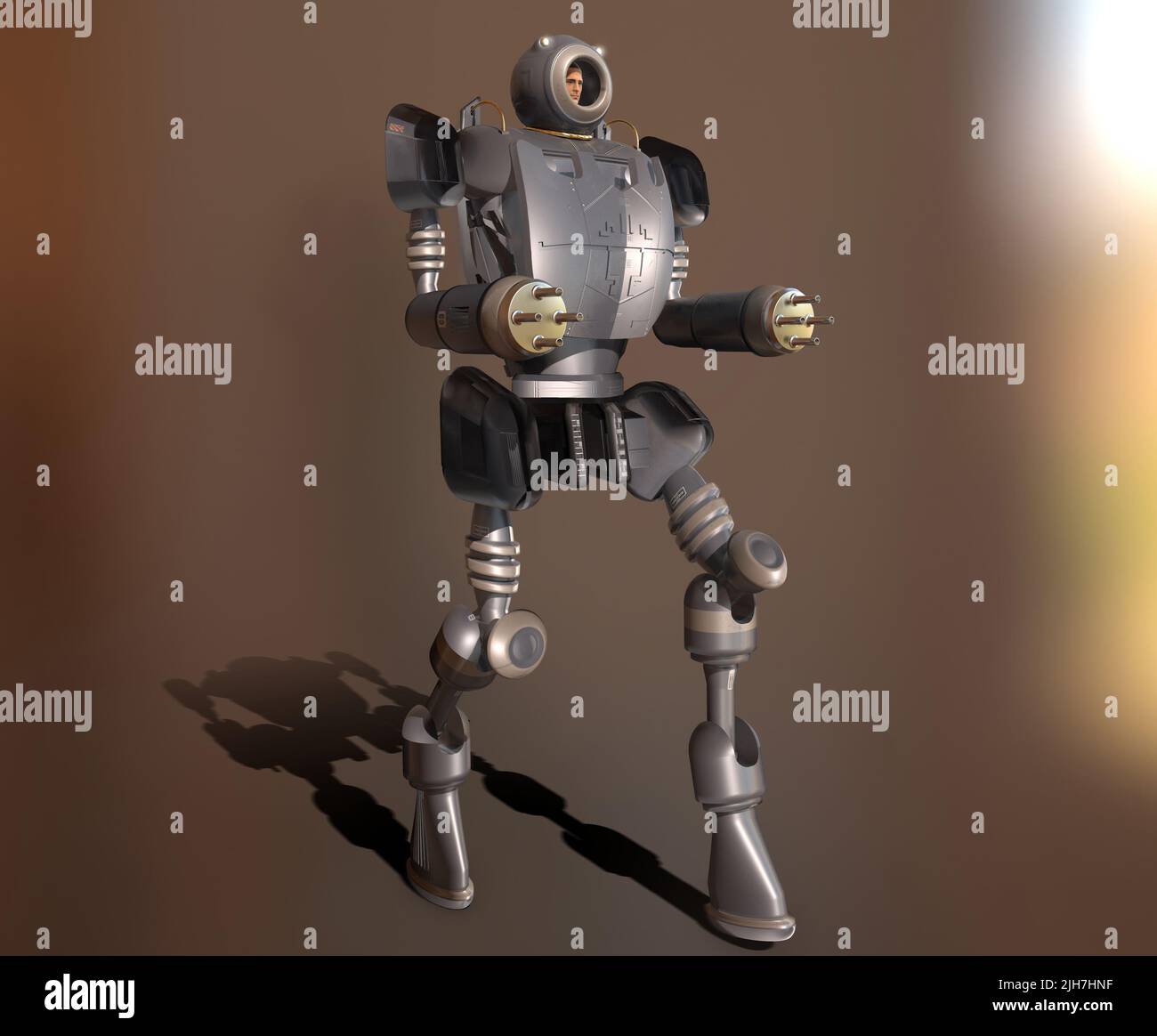 Manned war robot Stock Photo - Alamy