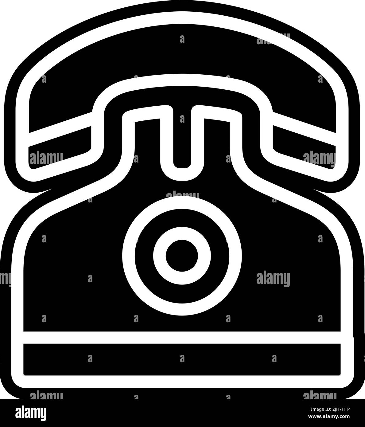 Contact us old phone icon Stock Vector Image & Art - Alamy