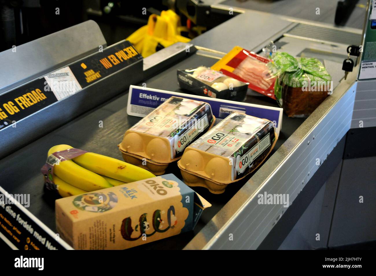 Kastrup/Copenhagen/Denmark/16 July 2022/ High procery prices and ...