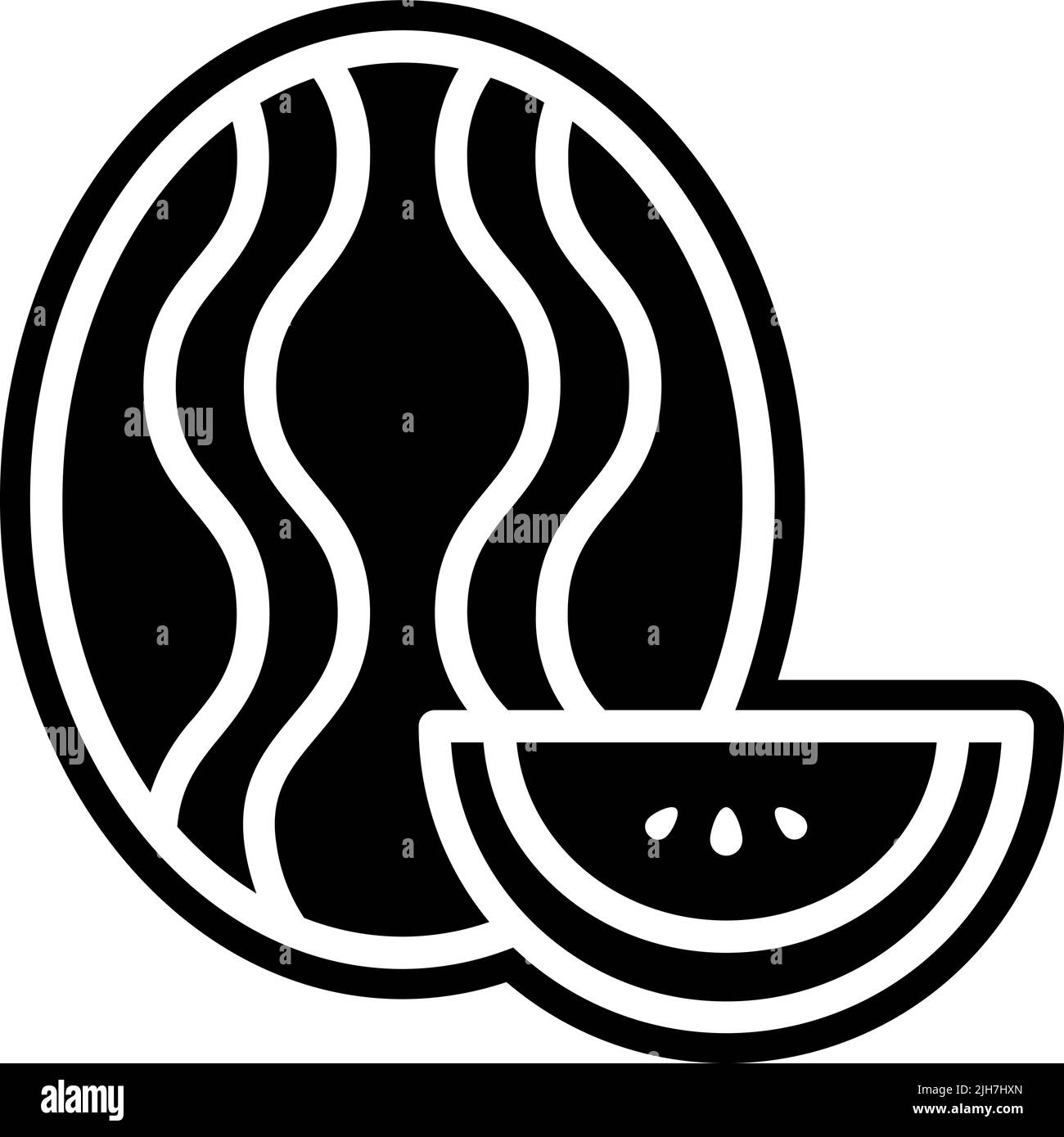 Fruit and vegetable watermelon icon Stock Vector Image & Art - Alamy