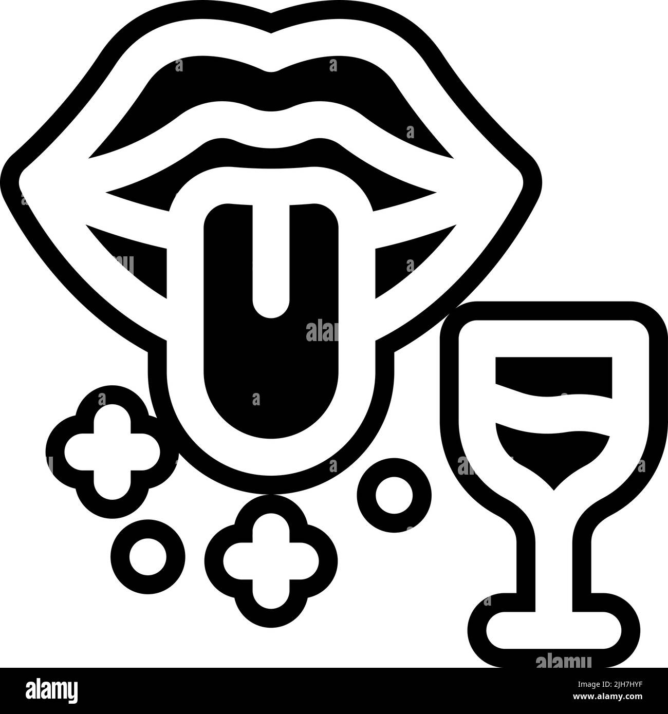 Sense of taste Black and White Stock Photos & Images - Alamy