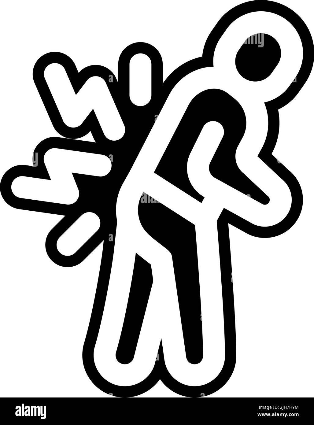 Tension back Stock Vector Images - Alamy