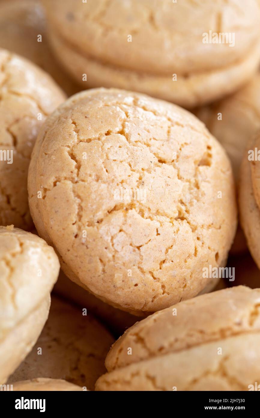 Turkish macaroon. Traditional Turkish cuisine delicacies. Crispy ...