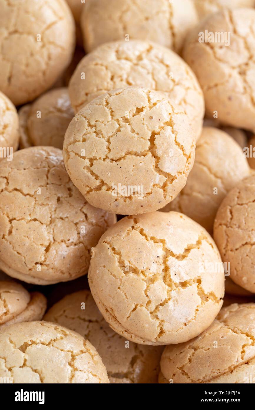 Turkish macaroon. Traditional Turkish cuisine delicacies. Crispy ...