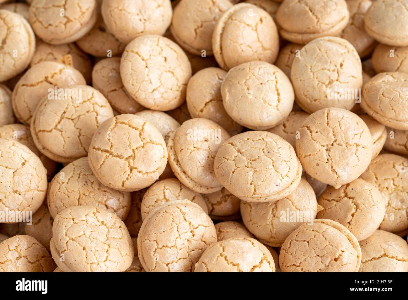 Turkish macaroon. Traditional Turkish cuisine delicacies. Crispy ...