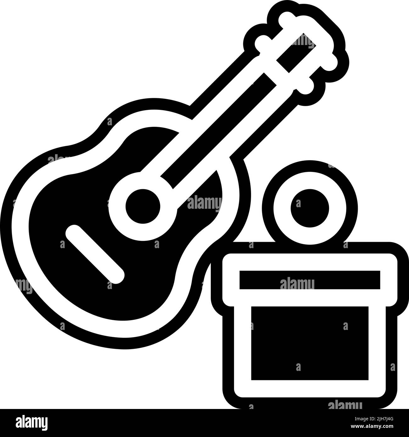 Homeless busking icon Stock Vector Image & Art - Alamy