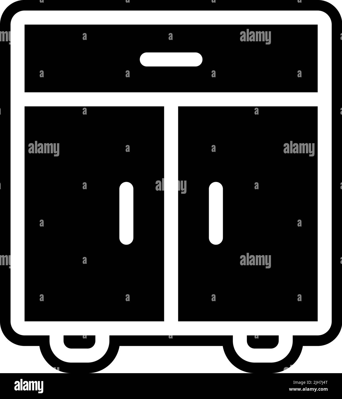 Rustic cupboard Stock Vector Images - Alamy