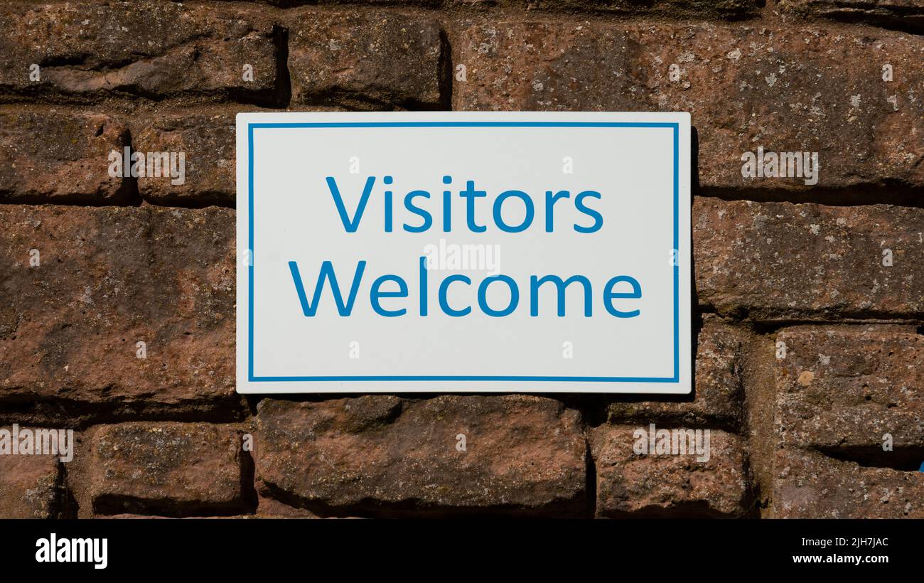 All visitors must sign hi-res stock photography and images - Alamy