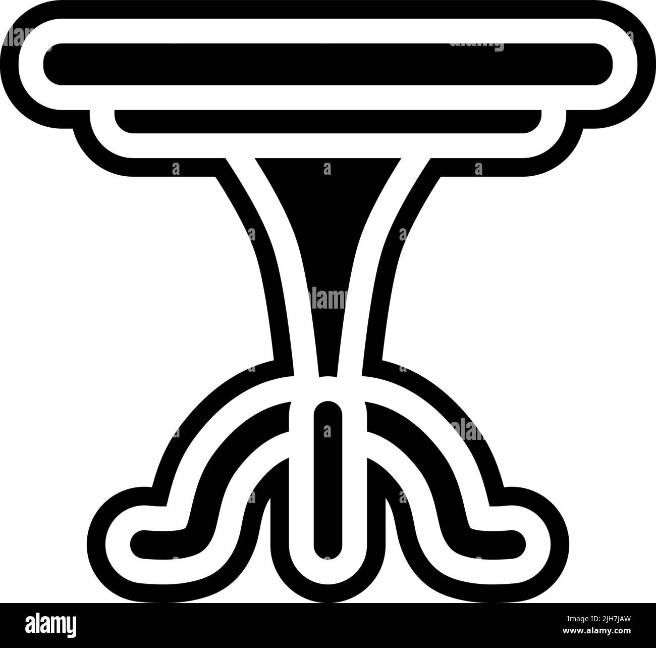 Rustic interior design table Black and White Stock Photos & Images - Alamy