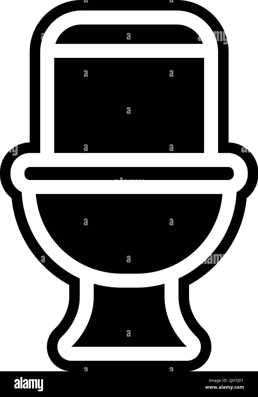 White toilet seat sink Stock Vector Images - Alamy