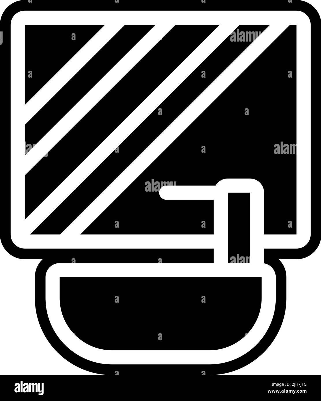 Top view sink Stock Vector Images - Alamy