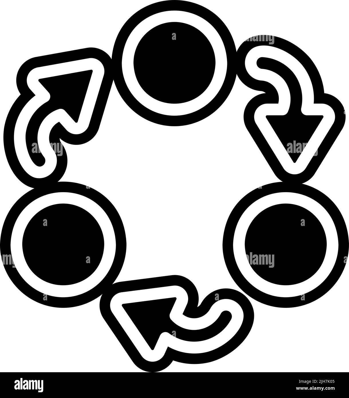 Management project connection icon Stock Vector Image & Art - Alamy