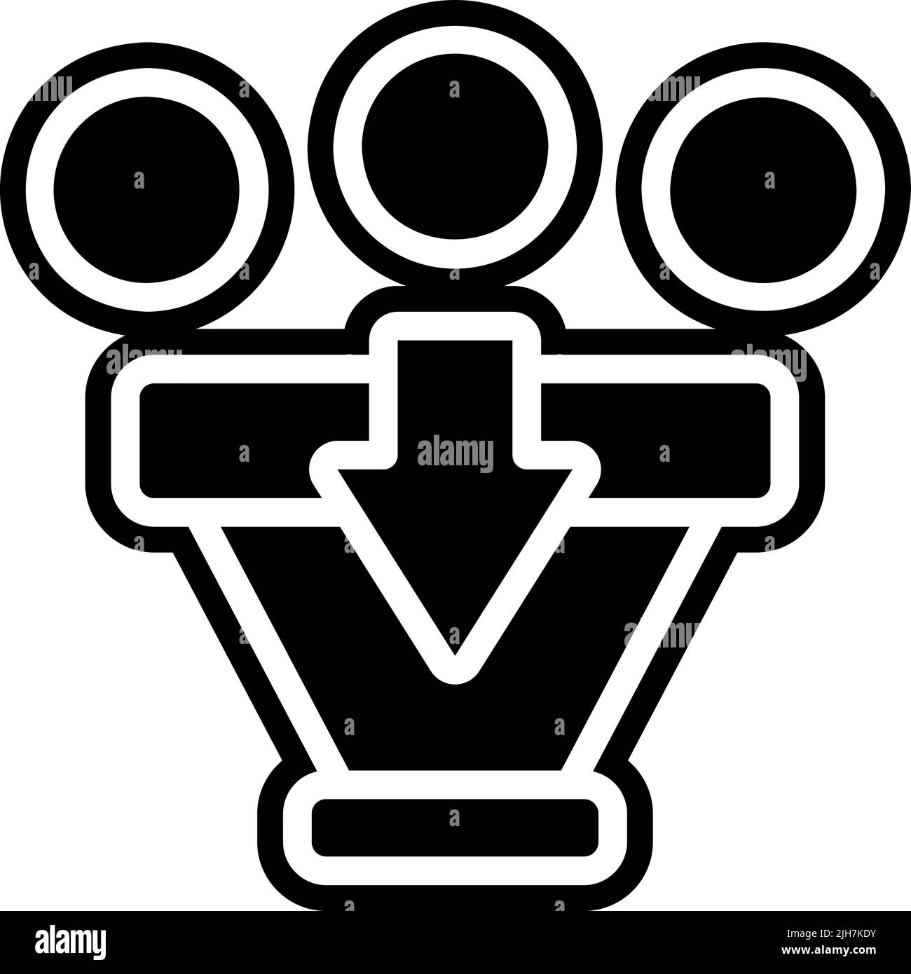 Management project funnel icon Stock Vector Image & Art - Alamy