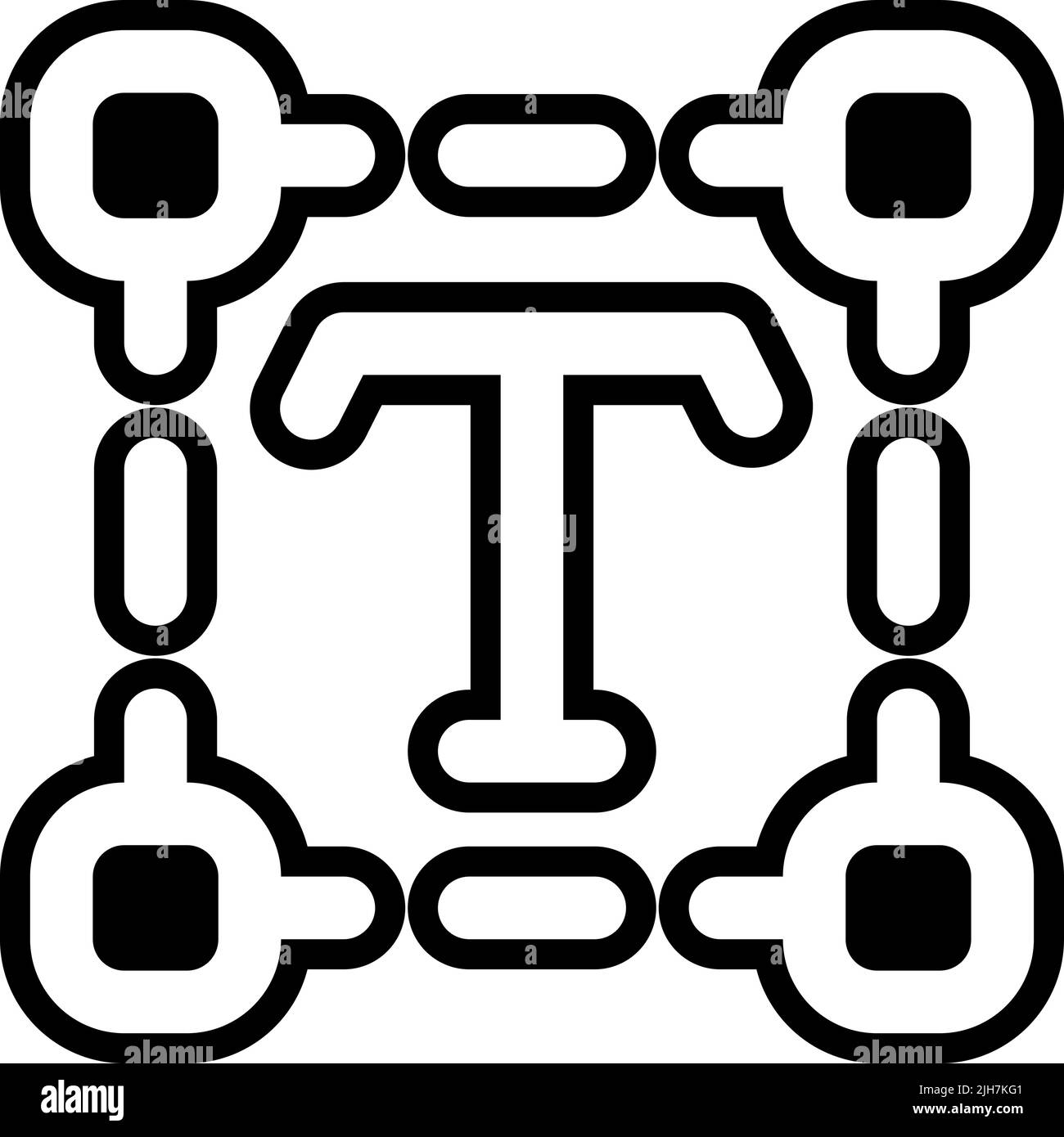 Multimedia editor text icon Stock Vector Image & Art - Alamy