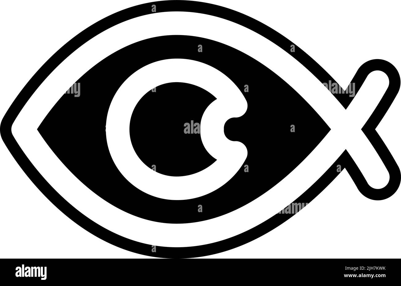 Fish eye picture Stock Vector Images - Alamy