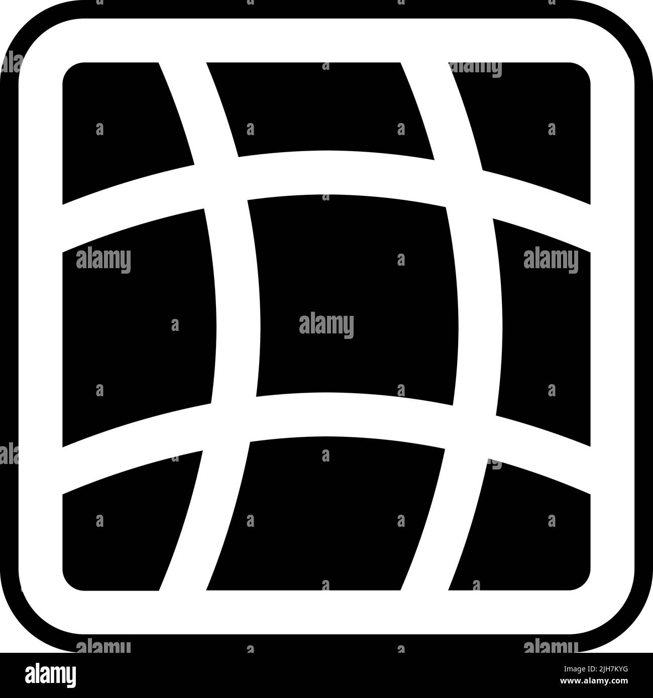 Multimedia editor warp icon Stock Vector Image & Art - Alamy