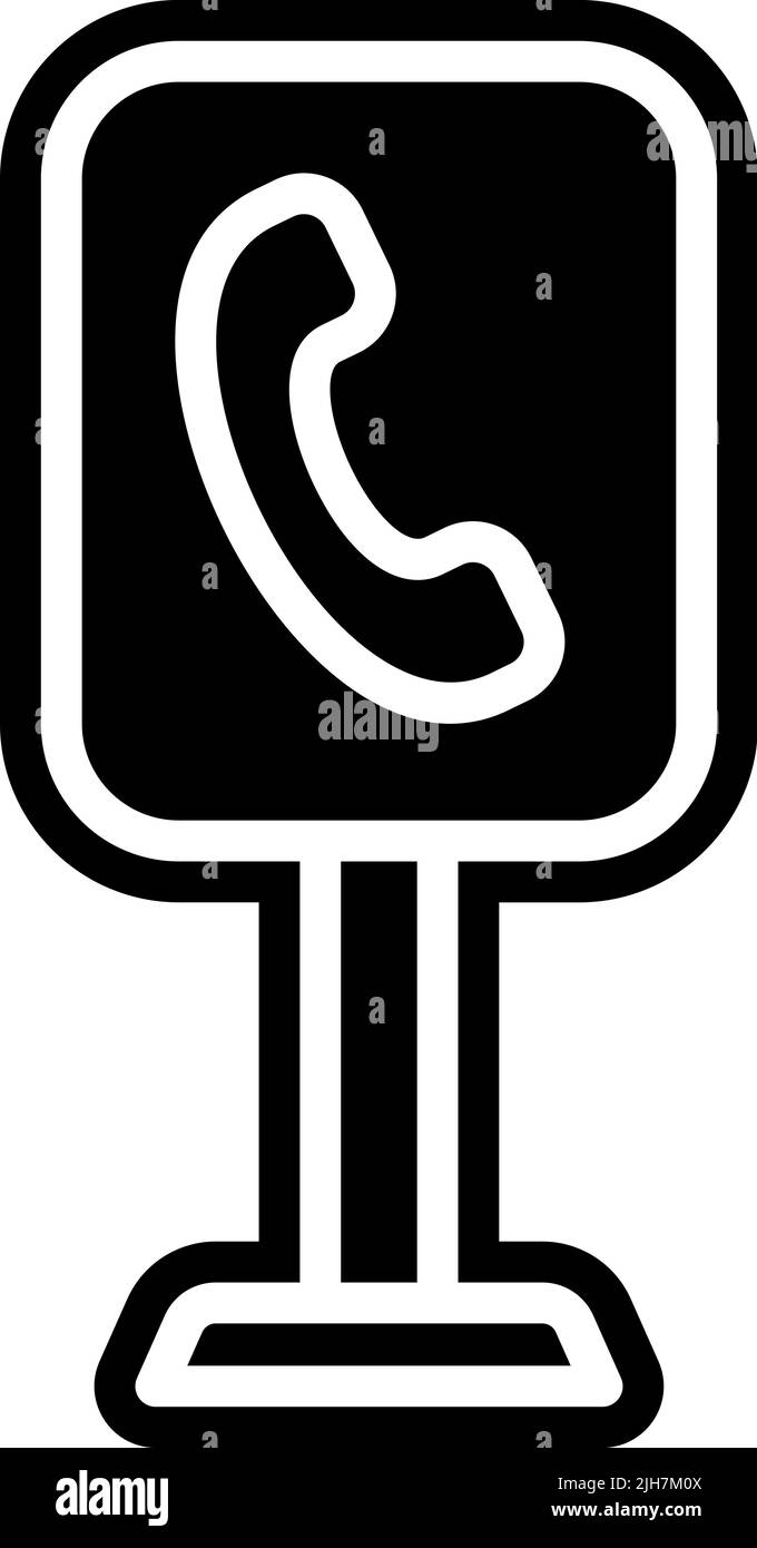 Public phone box Black and White Stock Photos & Images - Alamy