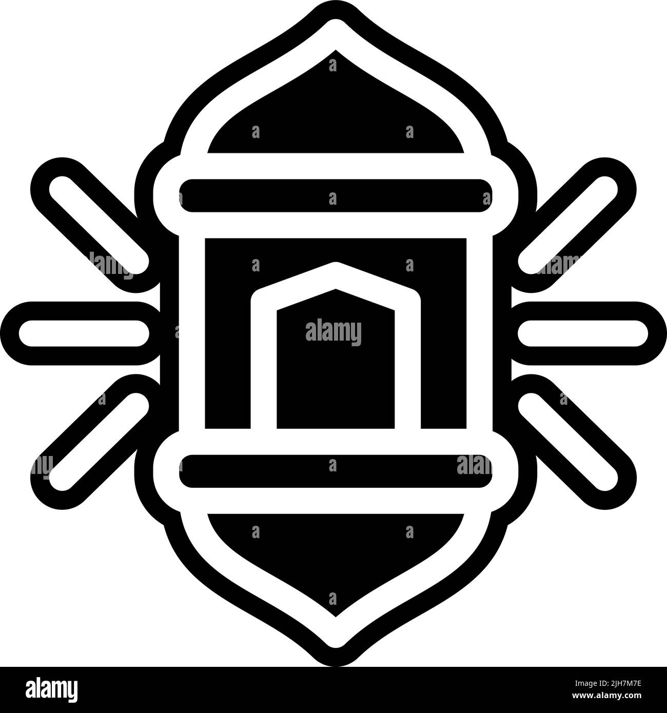 Ramadan lamp decor icon Stock Vector Image & Art - Alamy