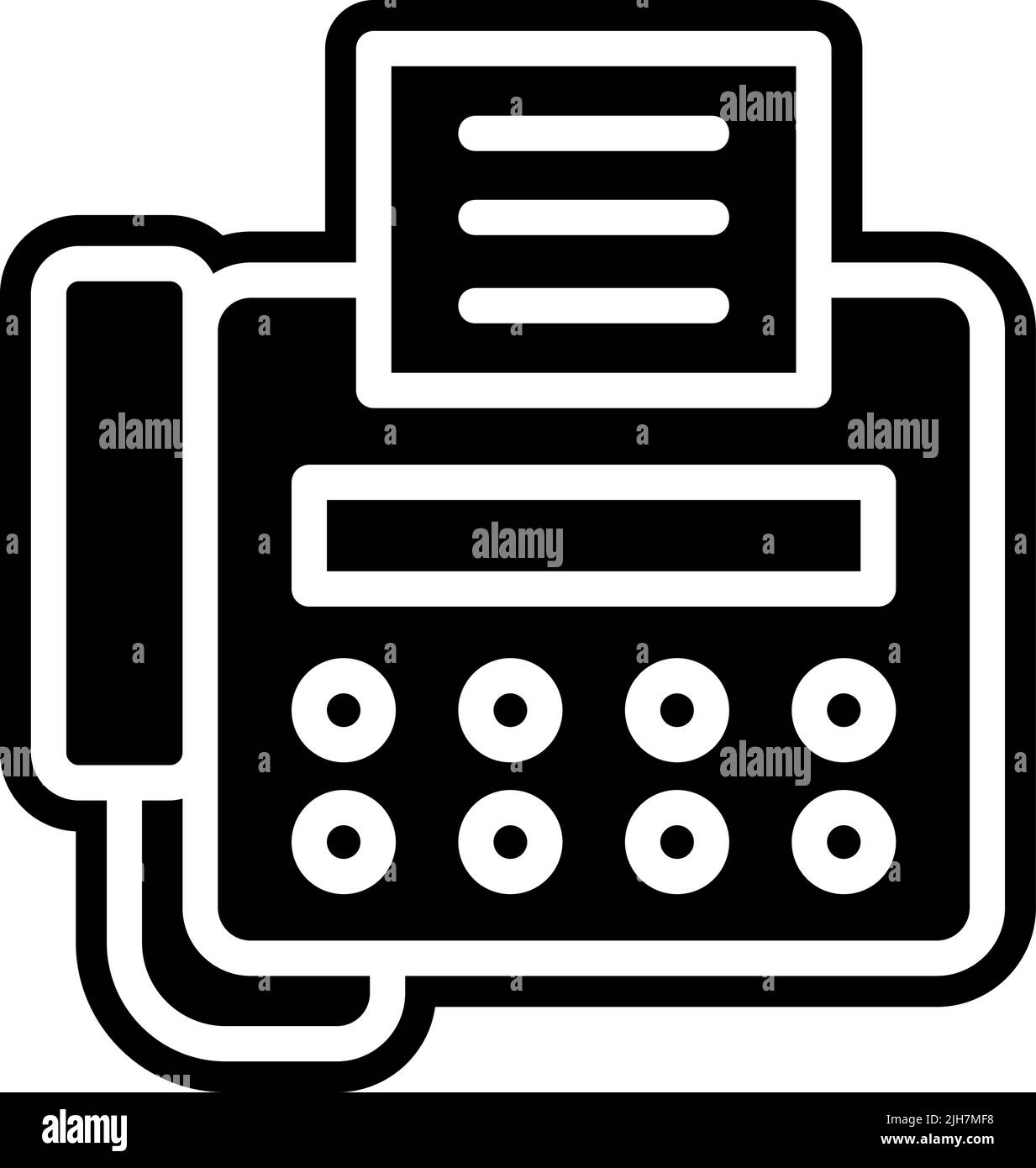 Phone fax machine icon Stock Vector Image & Art - Alamy