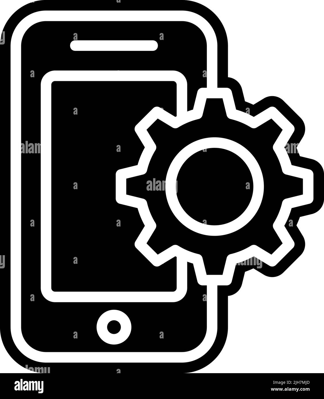 Phone settings icon Stock Vector Image & Art - Alamy