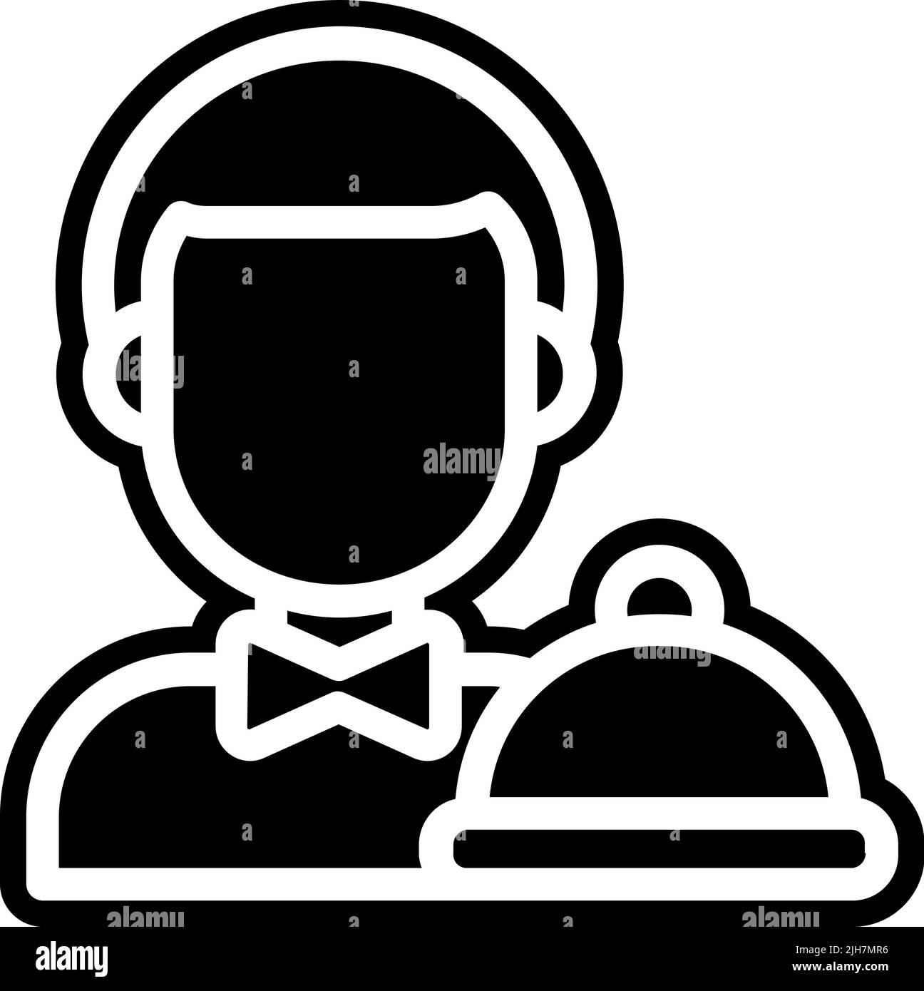 Restaurant waiter icon Stock Vector Image & Art - Alamy